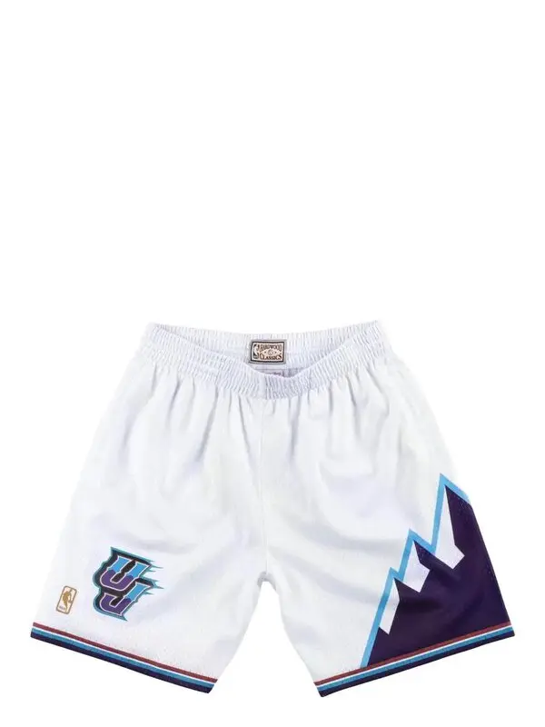 Mitchell & Ness Nba Swingman Shorts - White