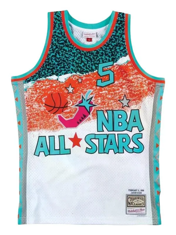 Mitchell & Ness Nba Sublimated Jason Kidd Swingman Jersey - White