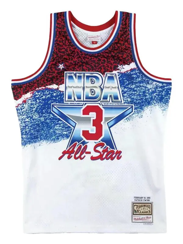 Mitchell & Ness X Nba Patrick Ewing Swingman Vest - White