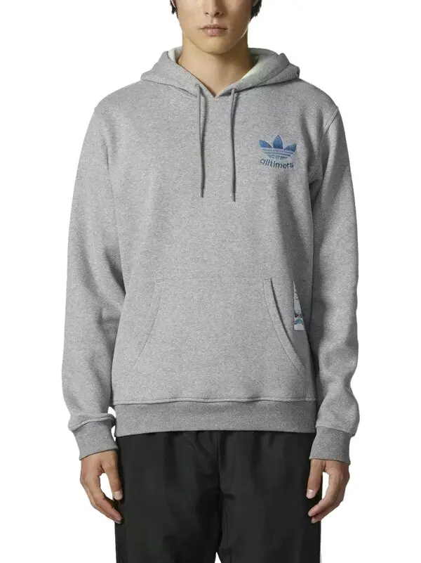 Adidas Kangaroo-pocket Hoodie - Grey
