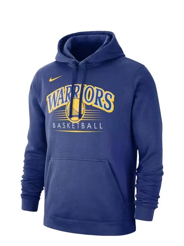 Nike Nba Golden State Warriors Hooded Sweatshirt - Blue