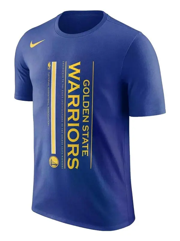 Nike Nba Dri-fit Golden State Warriors T-shirt - Blue