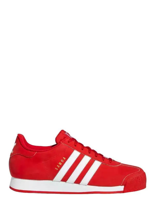 Adidas Samoa Stripe Sneakers - Red