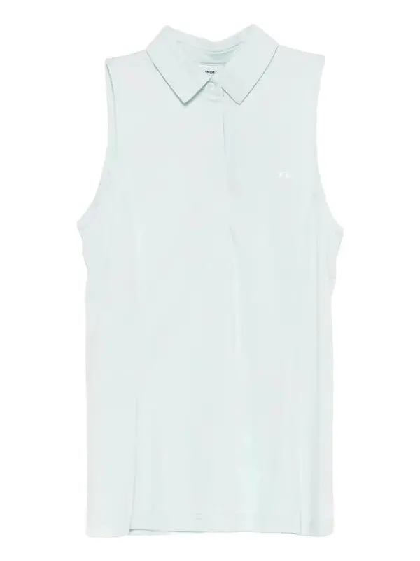 J. Lindeberg Sleeveless Polo Top - Green