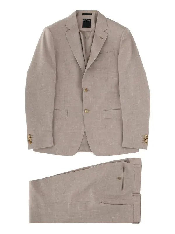 Zegna Two-piece Wool Dress - Beige