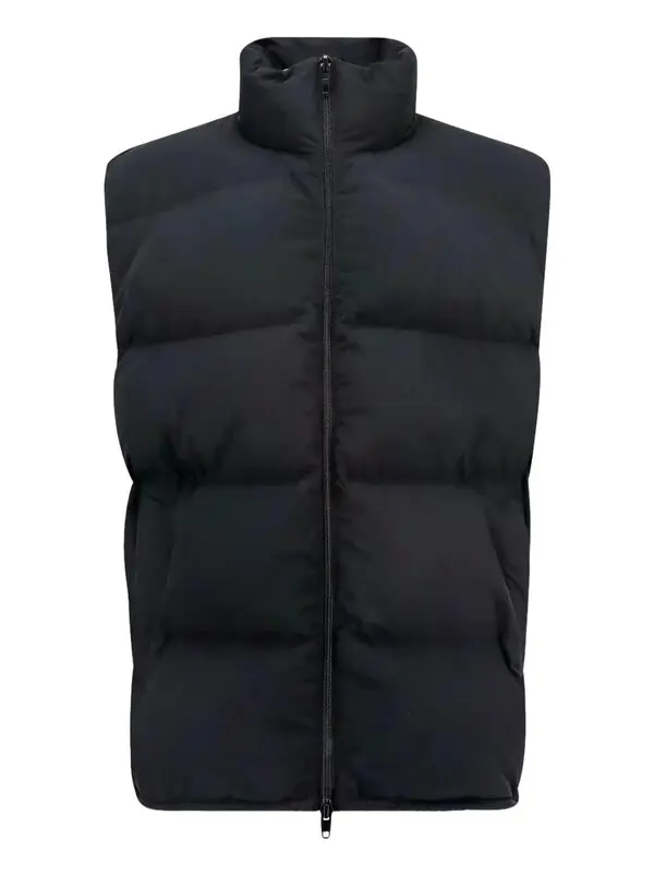 Balenciaga Logo-print Padded Gilet - Black