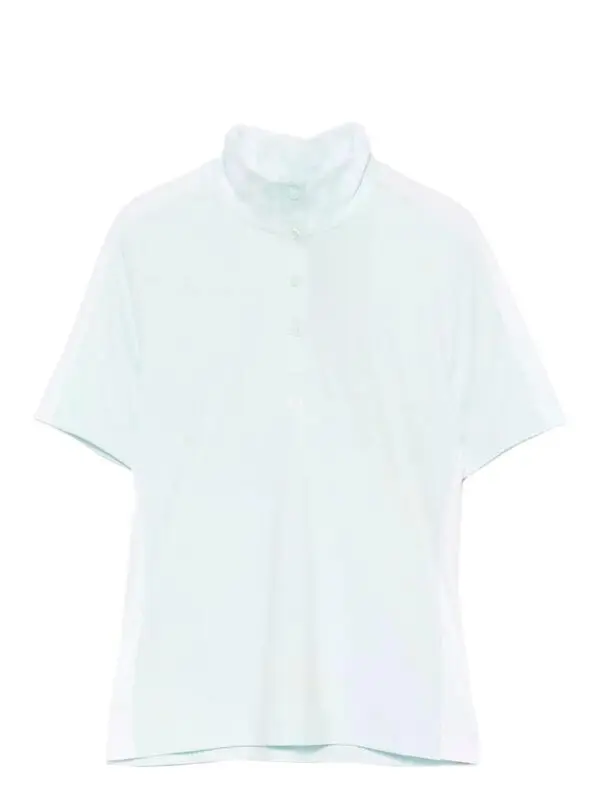 J. Lindeberg Button Panelled Polo Top - Blue