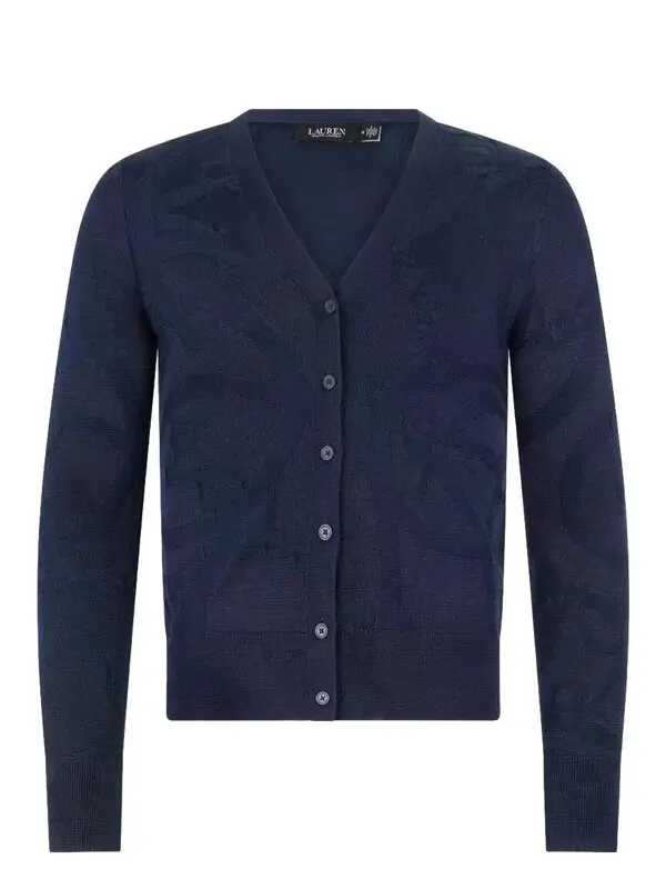 Ralph Lauren V-neck Buttoned Cardigan - Blue