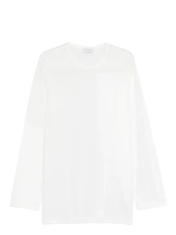 Yohji Yamamoto Long-sleeve T-shirt - White