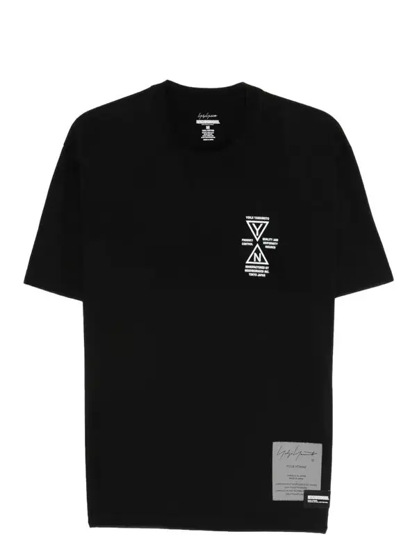 Yohji Yamamoto X Neighborhood Cotton T-shirt - Black