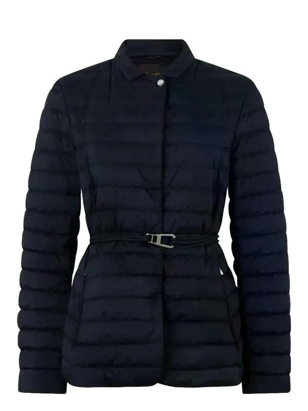MOORER Quilted Puffer Jacket - Blue