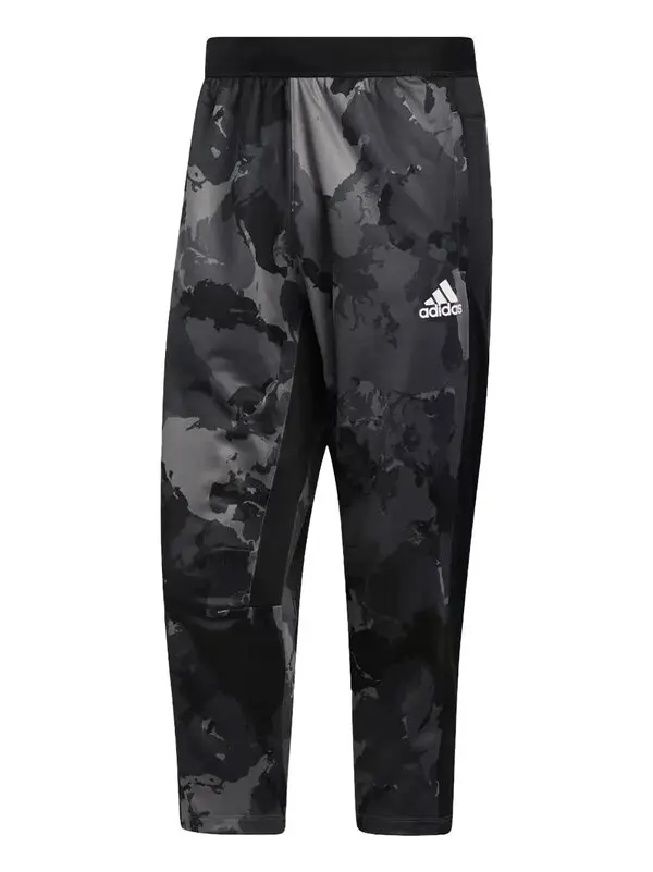Adidas Camouflage-pattern Track Pants - Grey
