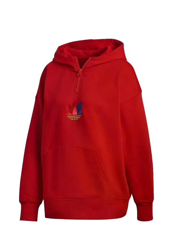 Adidas Adicolor Trefoil Hoodie - Red