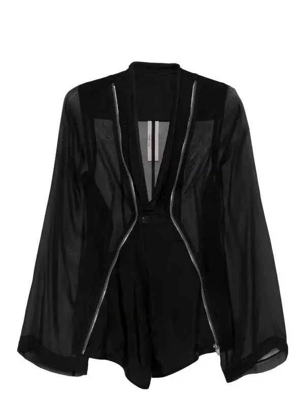 Rick Owens Zip-detailed Jacket - Black