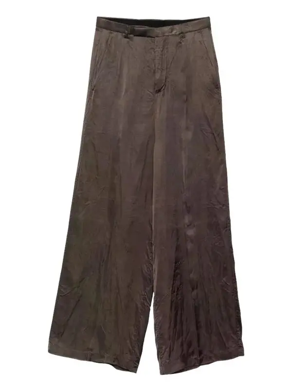 Rick Owens Flared Trousers - Brown