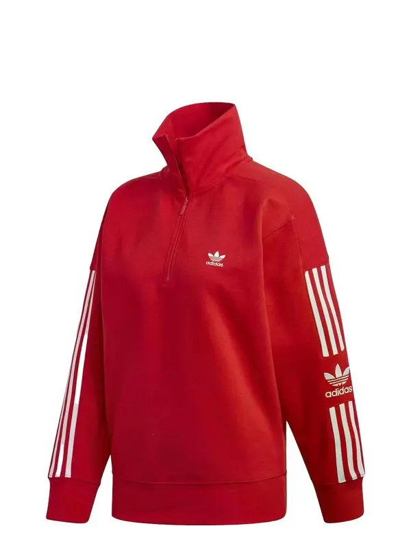 Adidas Half-zip Sweatshirt - Red