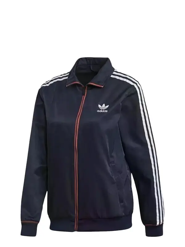 Adidas Striped Track Jacket - Blue