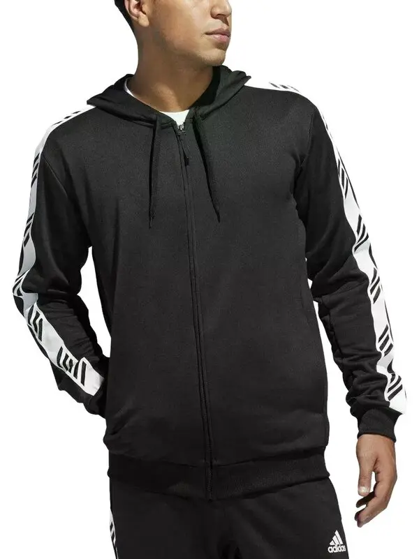 Adidas Zip-up Hoodie - Black