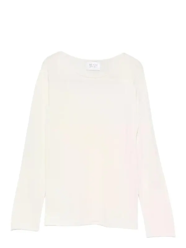 BEYOU Long-sleeve Sweater - Neutrals