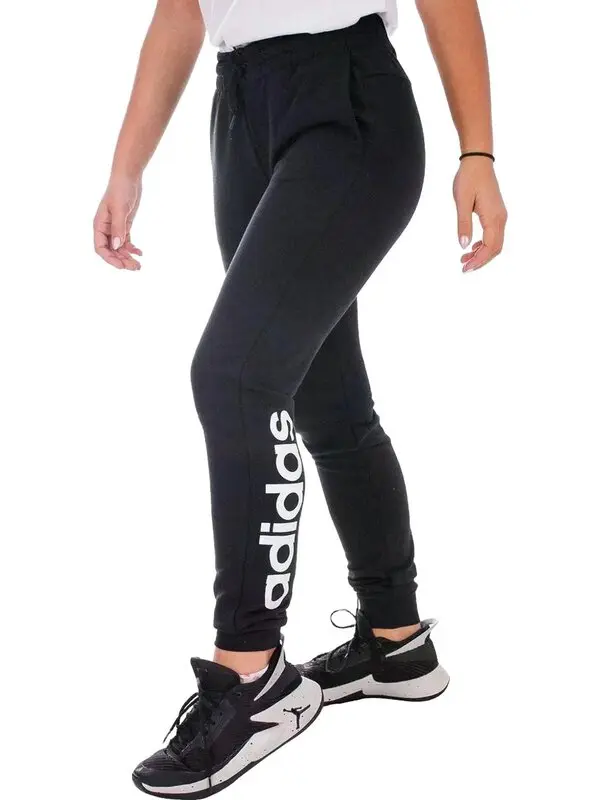Adidas Essentials Logo Track Pants - Black
