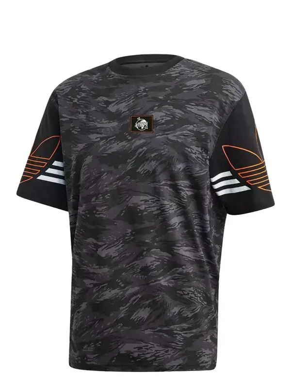 Adidas Stormzy Camouflage-pattern T-shirt - Grey