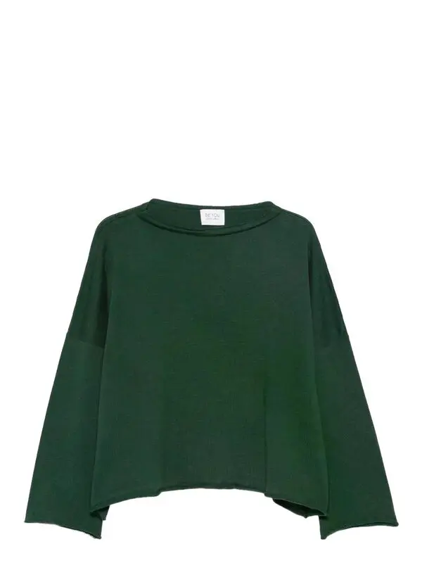 BEYOU Long-sleeve Sweater - Green