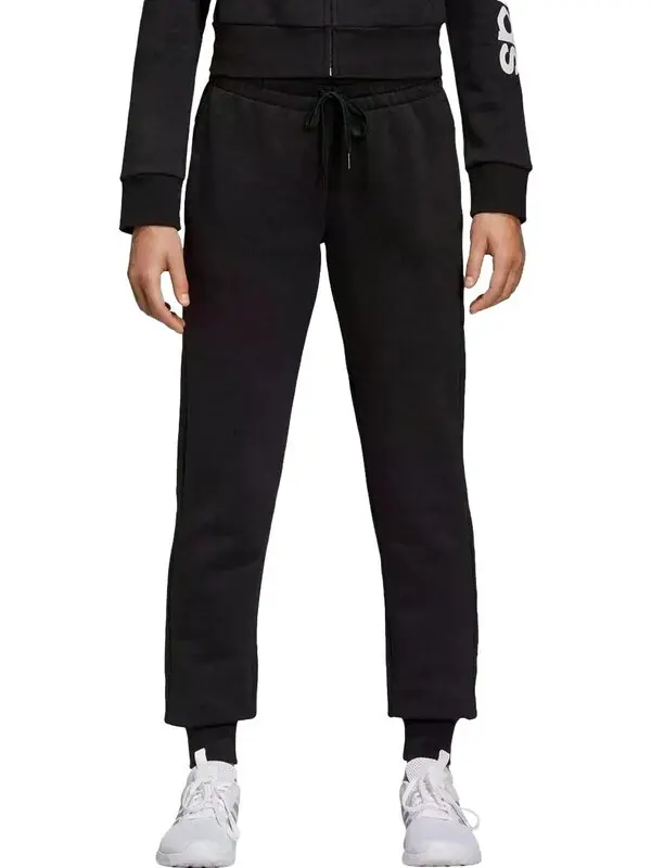 Adidas Essentials Logo Track Pants - Black