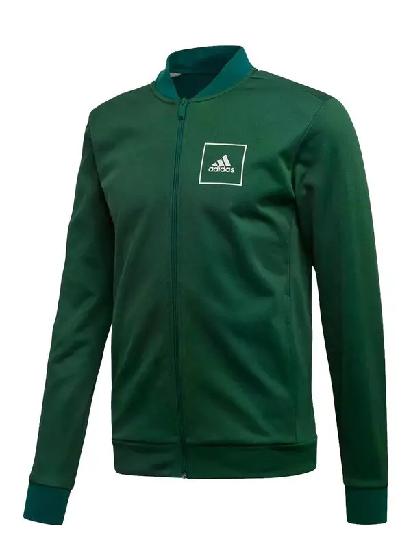 Adidas 3-stripes Pique Track Jacket - Green