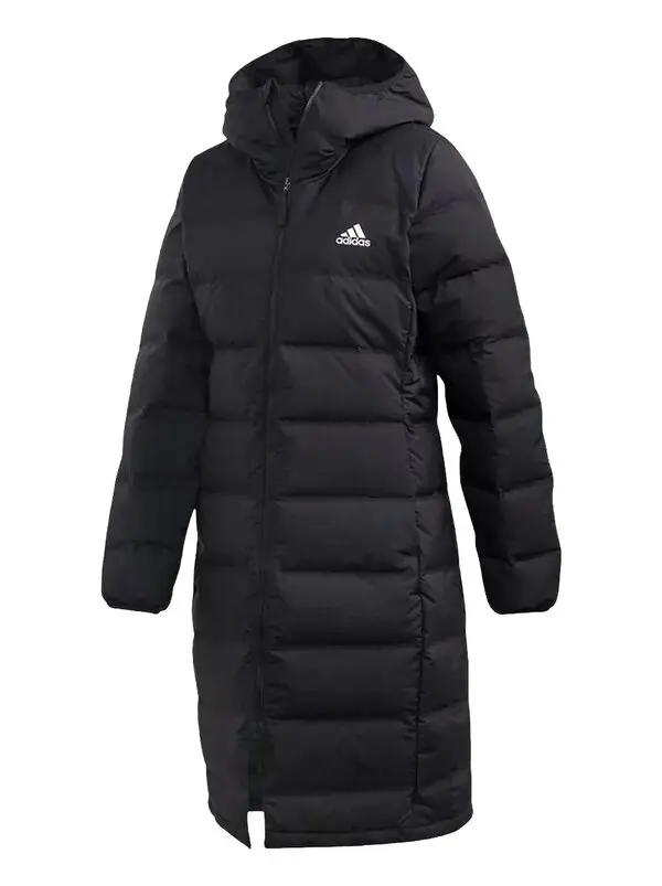 Adidas Hooded Down Coat - Black