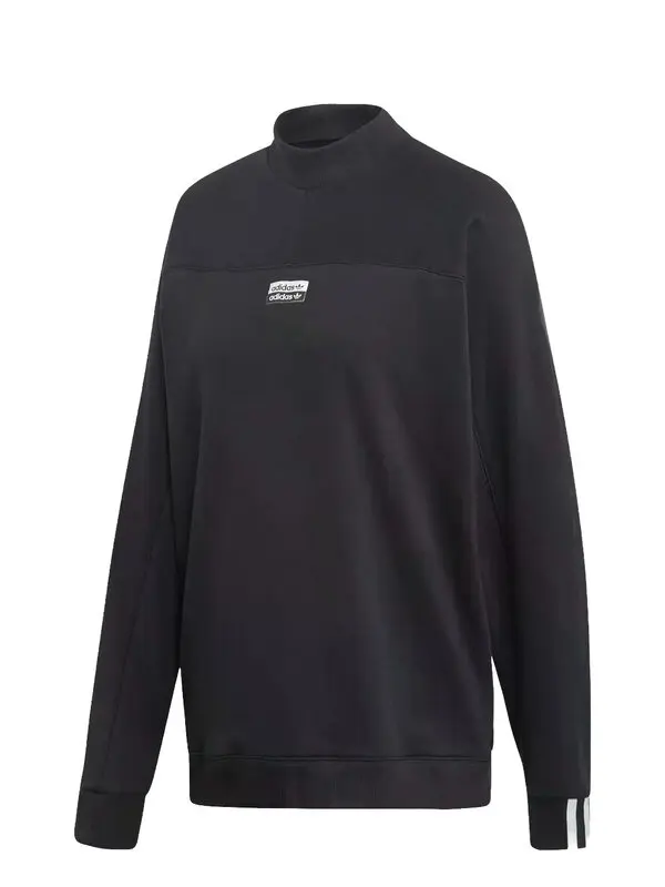 Adidas Three-stripes Sweatshirt - Black