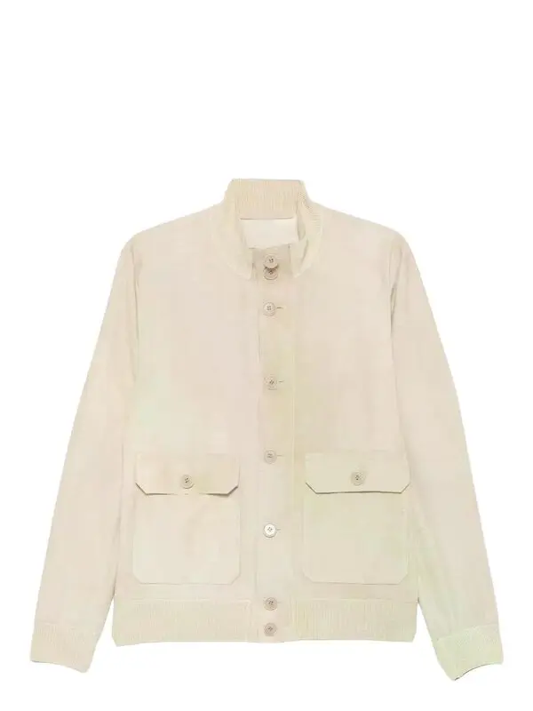 SALVATORE SANTORO Button Patch-pocket Jacket - Neutrals