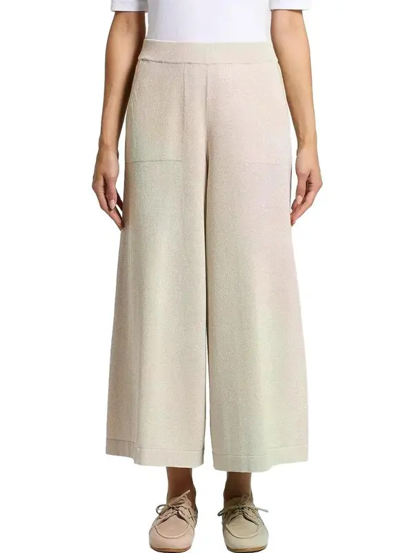 Peserico Lurex-detail Trousers - Neutrals