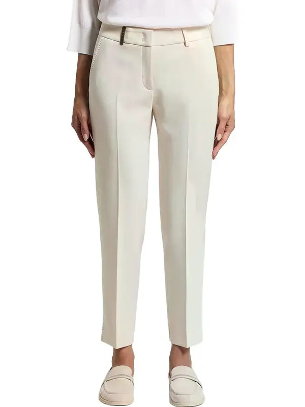 Peserico Iconic 4718 Trousers - Neutrals