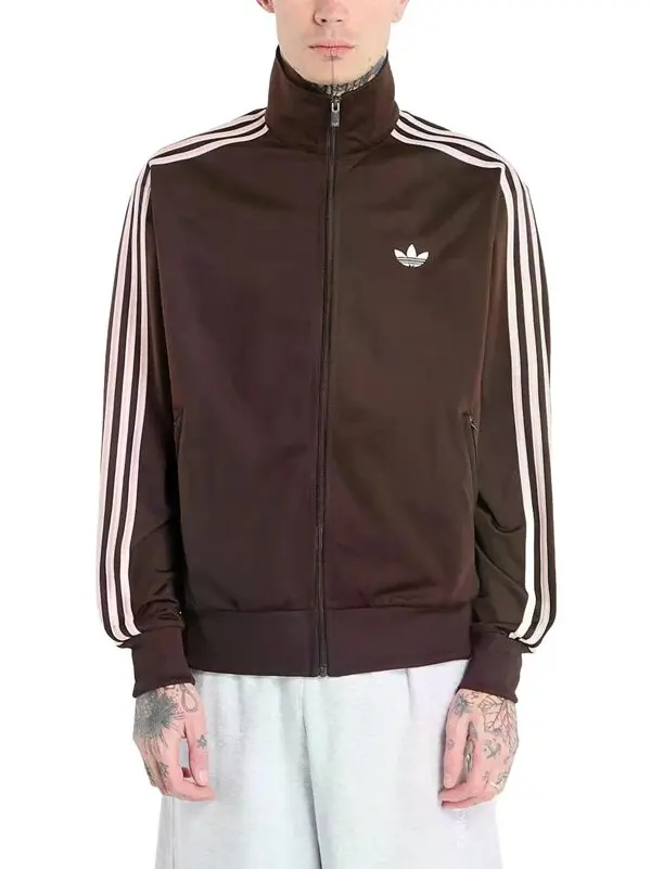 Adidas Firebird Zip-up Sweatshirt - Brown