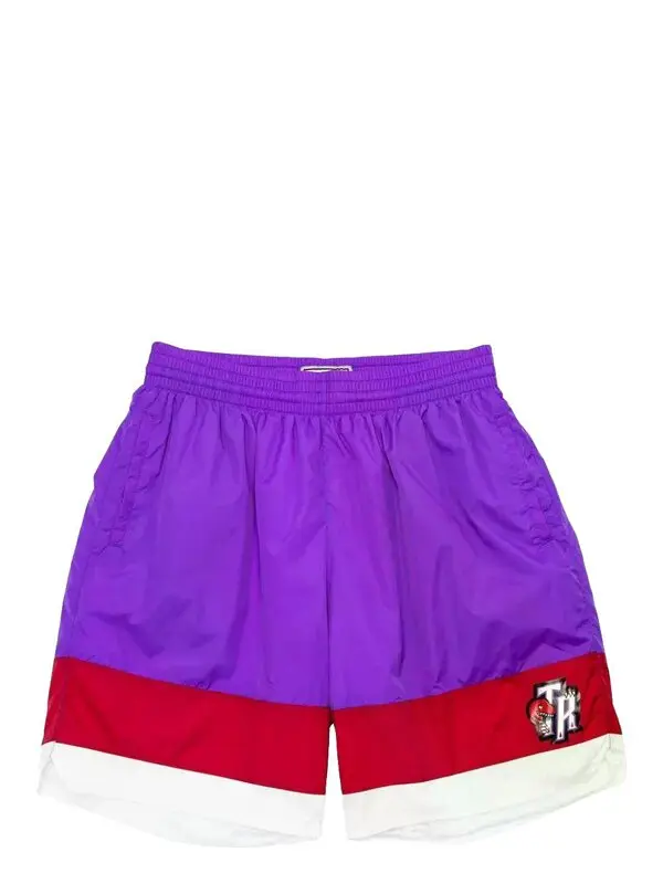 Mitchell & Ness X Toronto Raptors Retro Track Shorts - Purple