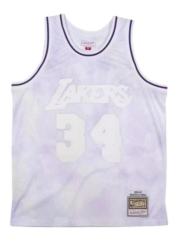 Mitchell & Ness Nba Los Angeles Lakers Shaquille O'neal Jersey - White
