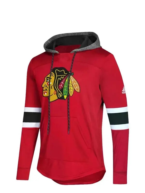 Adidas Jersey Hoodie - Red