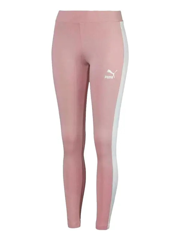 PUMA Logo-detail Leggings - Pink