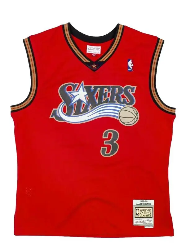 Mitchell & Ness Philadelphia 76ers Allen Iverson Vest - Red