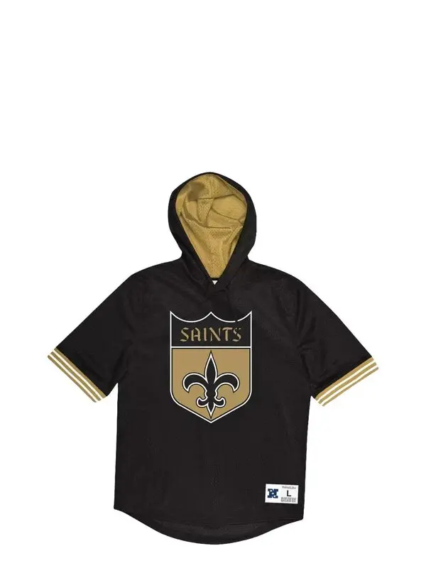 Mitchell & Ness Nfl New Orleans Saints Unbeaten Hoodie - Black