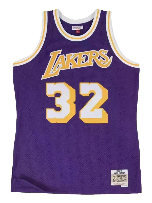 Mitchell & Ness X Nba Los Angeles Lakers Magic Johnson Swingman Jersey - Purple