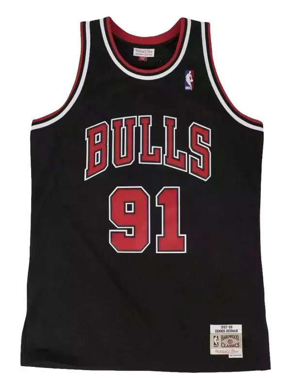 Mitchell & Ness Dennis Rodman Jersey - Black