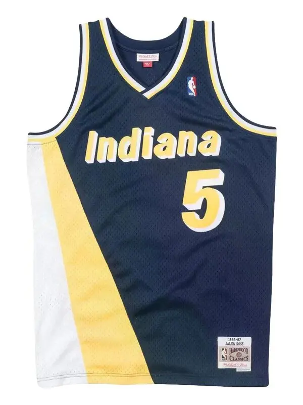 Mitchell & Ness Jalen Rose Indiana Pacers 1996-97 Hardwood Classics Jersey - Blue