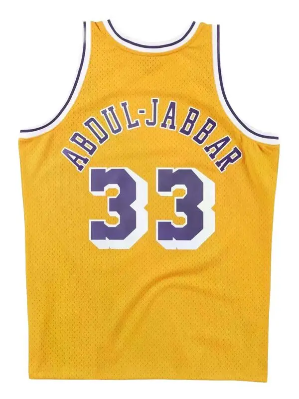 Mitchell & Ness X Nba Los Angeles Lakers Abdul-jabbar Swingman Jersey - Yellow