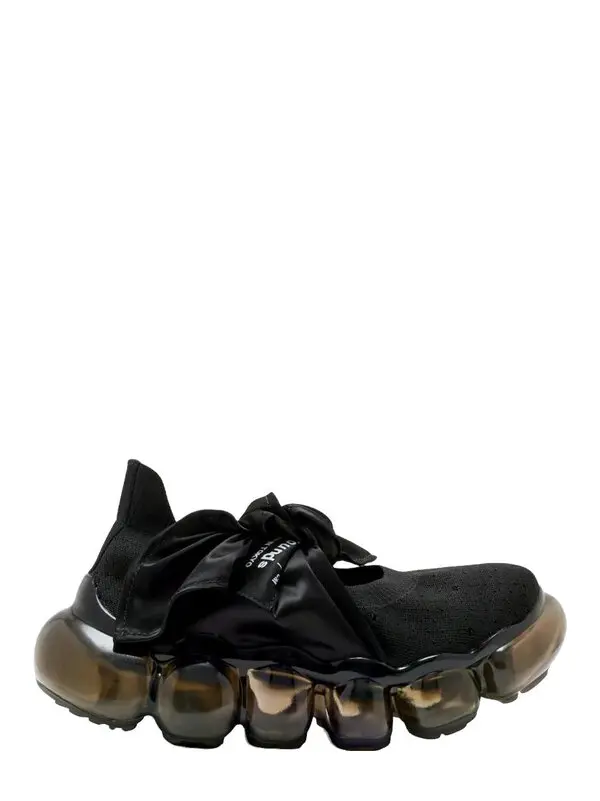 GROUNDS Bow Bubble Sneakers - Black