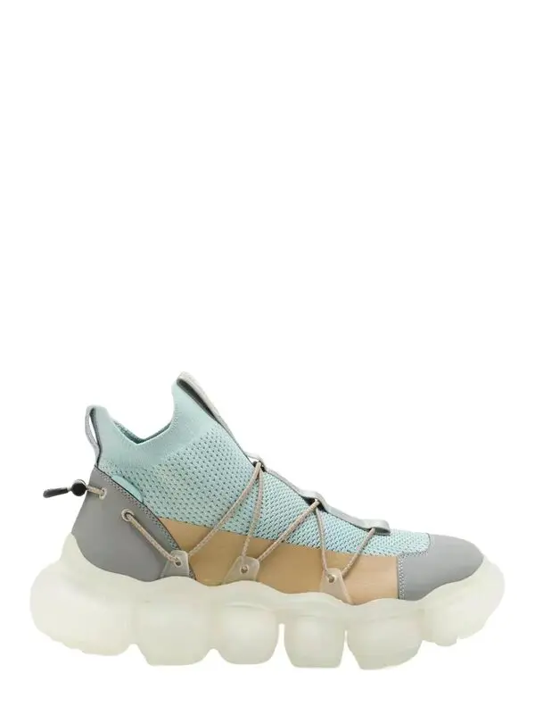 GROUNDS Bubble-sole Lace-up Sneakers - Blue