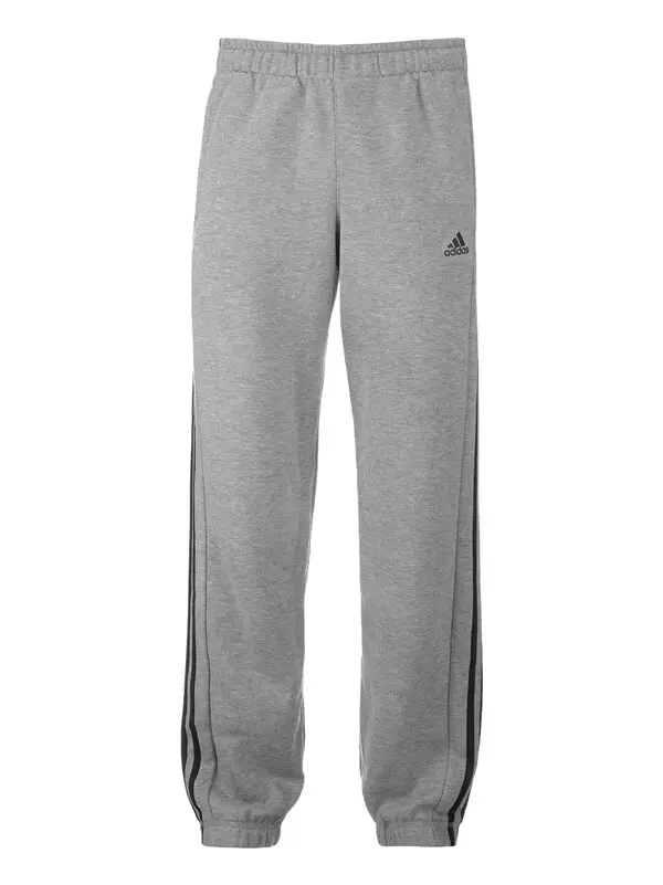 Adidas 3-stripe Fleece Track Pants - Grey