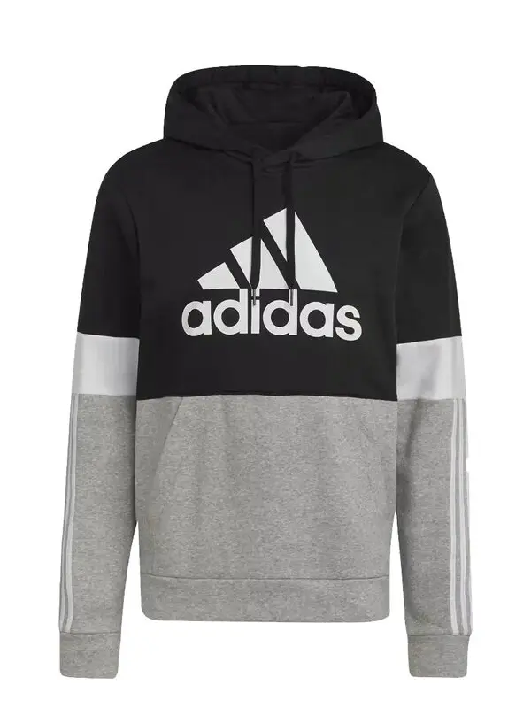 Adidas Essentials Colour-block Hoodie - Black