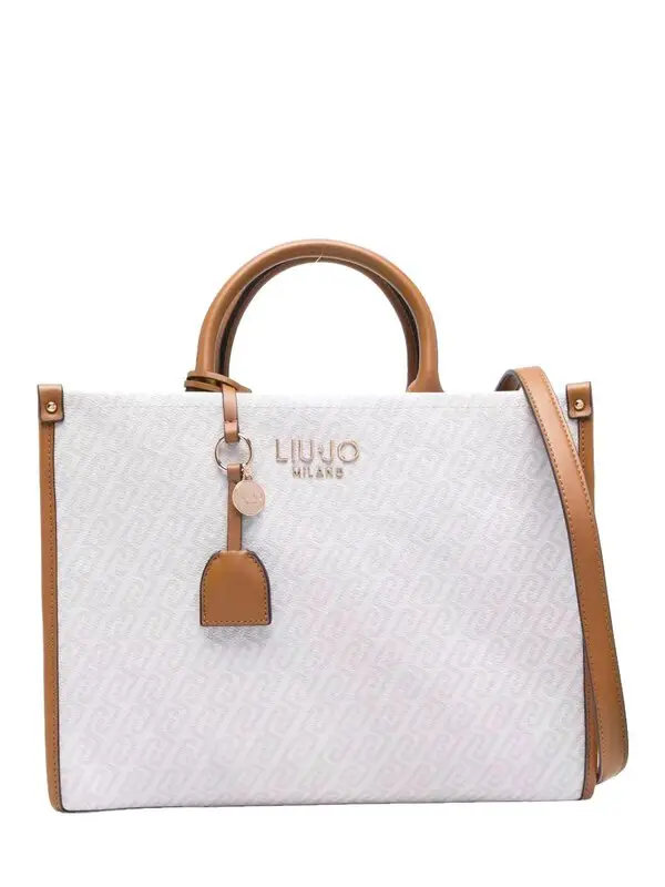 Liu Jo Patterned Tote Bag - White