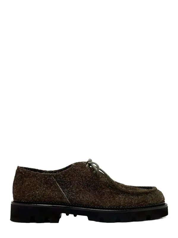 COLLEGIUM Lace-up Boat Shoes - Brown